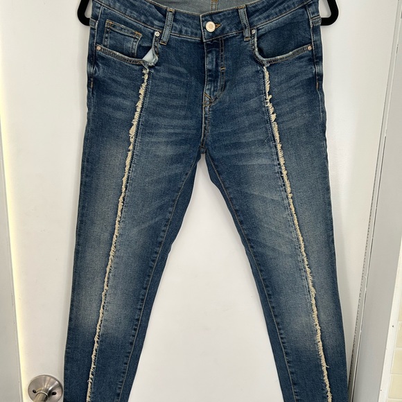 Zara | Jeans | Zara Basic Denim Front Seamed Leg | Poshmark